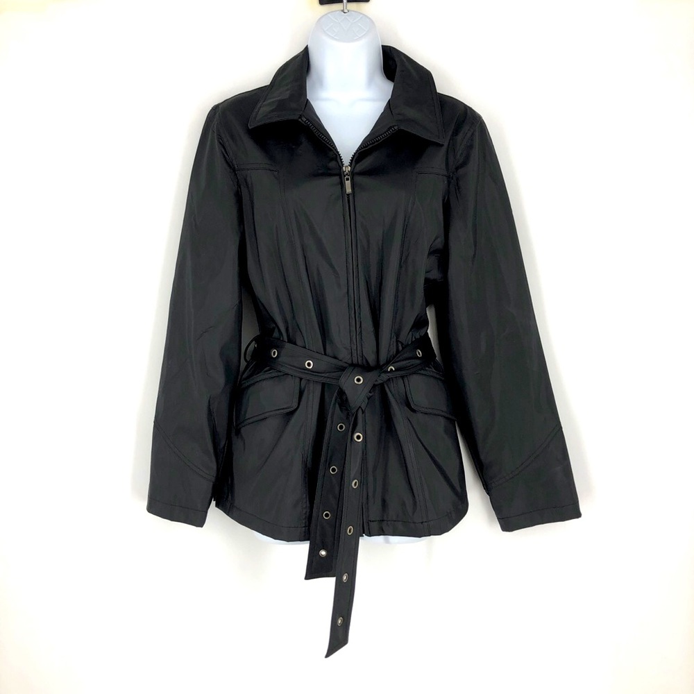Vtg Vintage Weather Tamer Black Leather Weather Jacke… - Gem